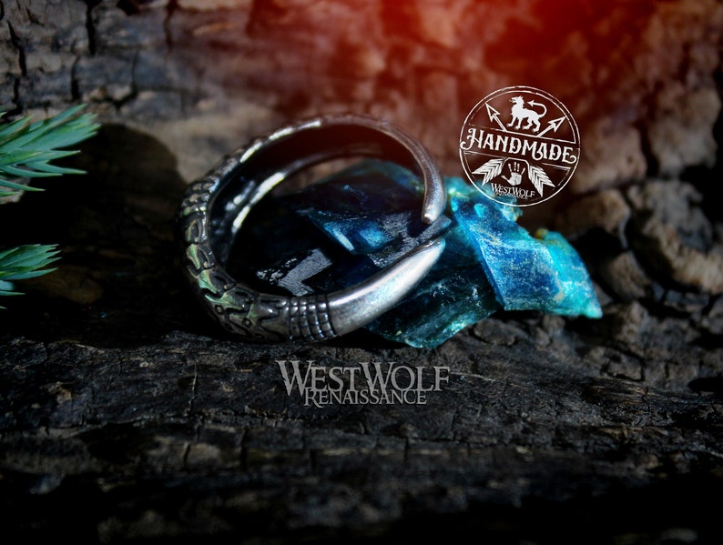 Viking Draupnir Ring of Norse Mythology - Odin's Ring - Made of 925 ...