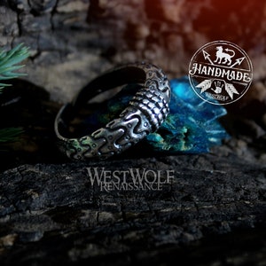 Viking Draupnir Ring of Norse Mythology - Odin's Ring - Made of 925 ...