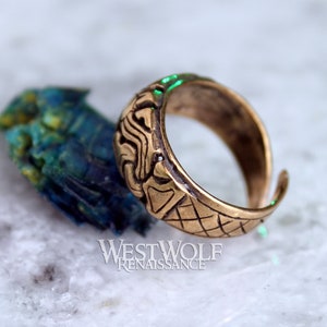 Viking Borre Style Ring of Norway - Adjustable Size - in Sterling ...