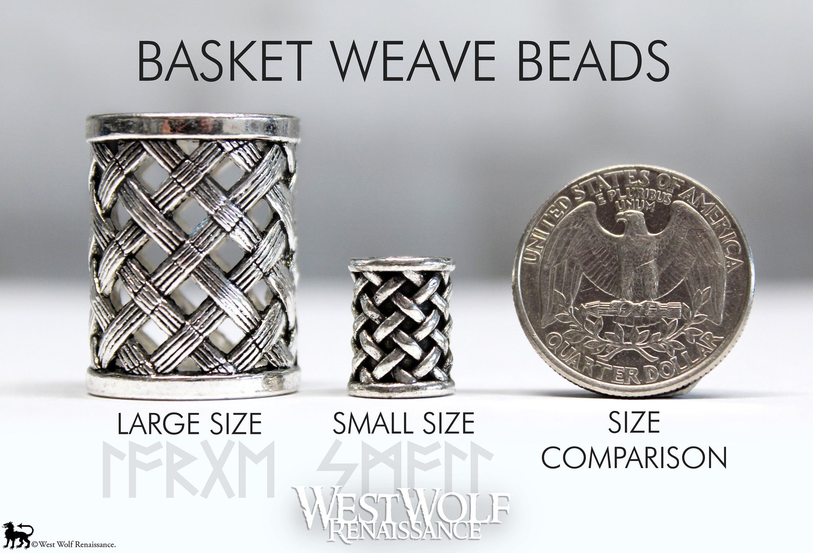 Large Silver Viking Beard Beads Norse/scandinavian/norway/design/raven ...