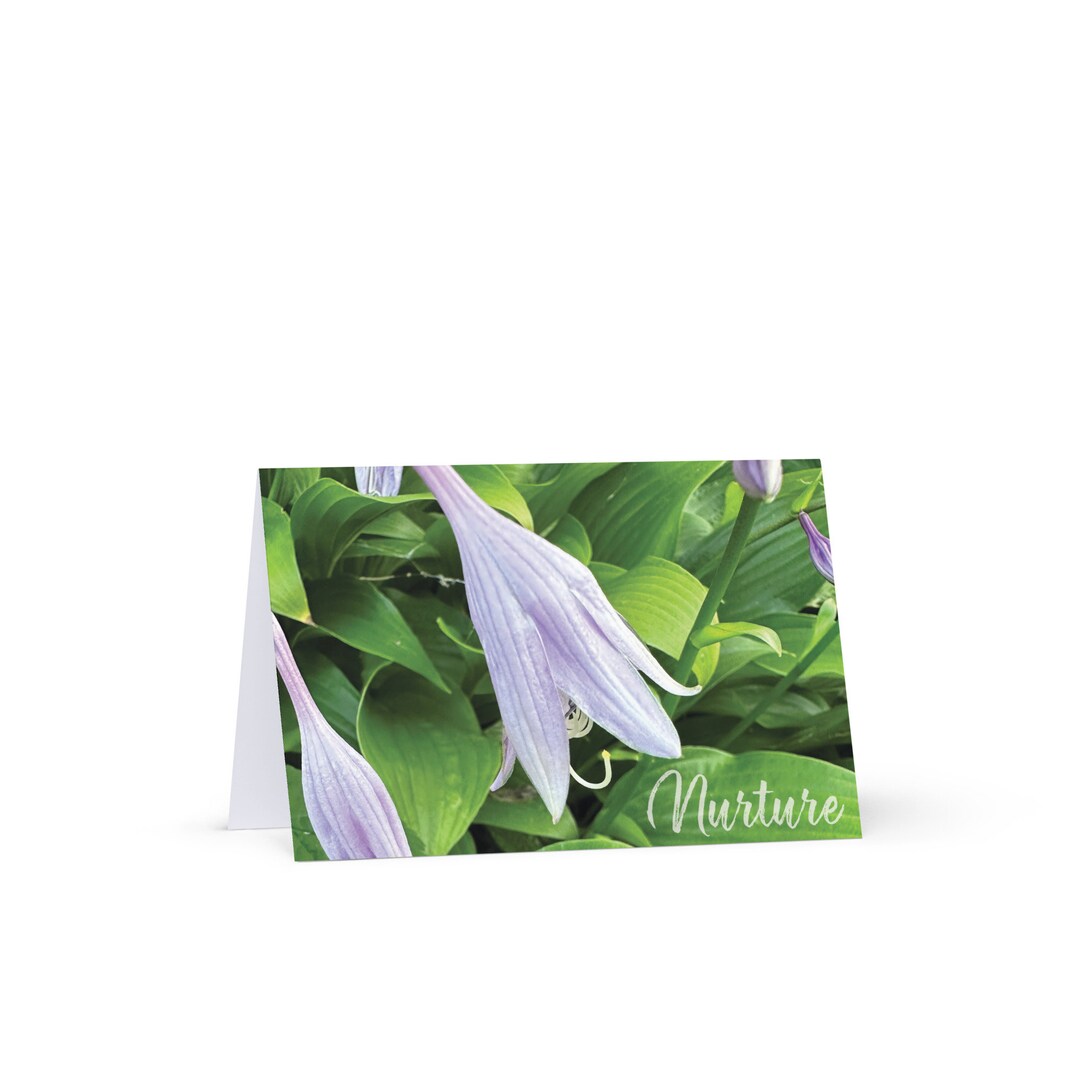 Greeting Card: Hostas Nurture, New Baby - Etsy