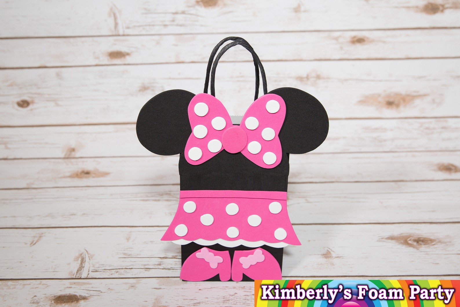 10 Minnie Mouse and Mickey Mouse party bags | Etsy