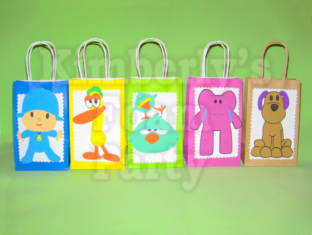 10 Pocoyo and Friends Party Bags - Etsy