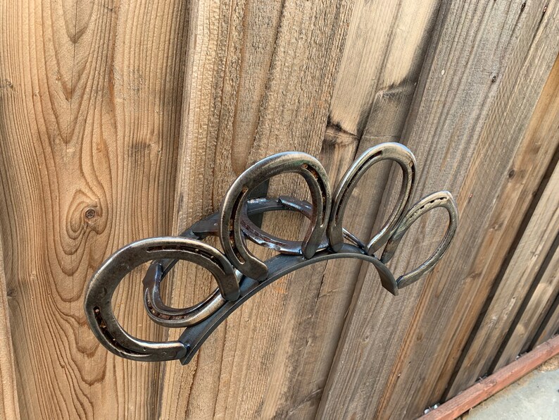 Horseshoes Garden Hose Holder / Bridle Strap Holder | Etsy