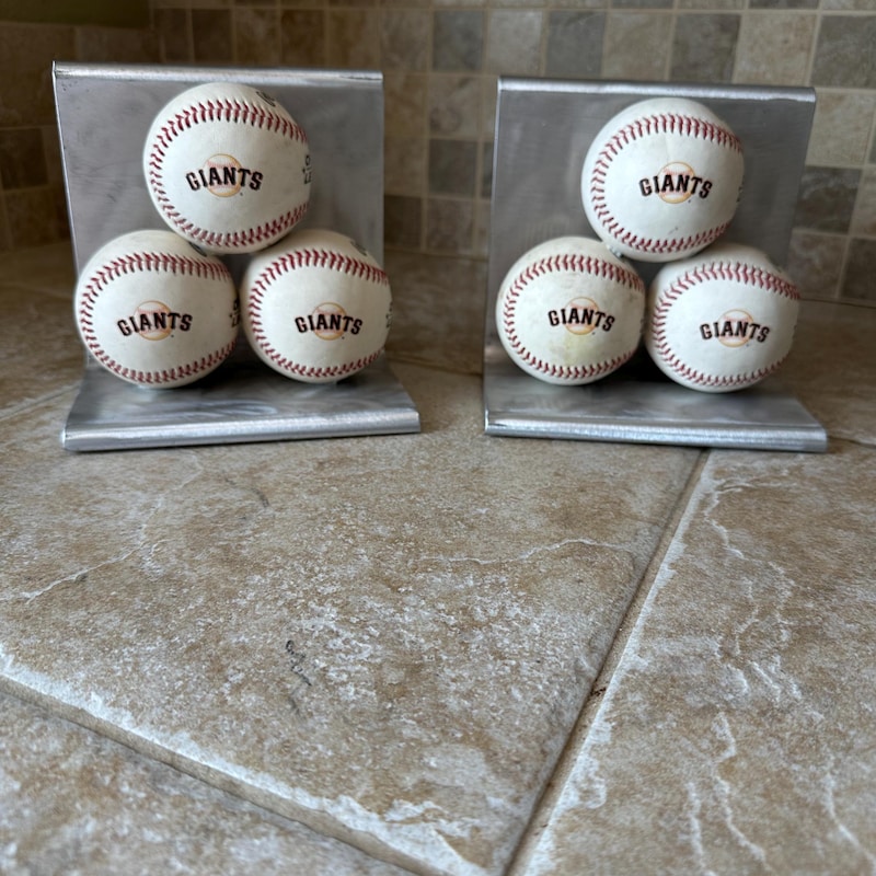 Baseball Bookends - Etsy