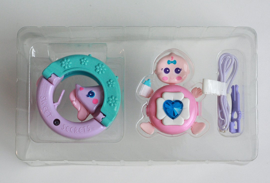 Vintage 1980s Pink Purple Galoob Sweet Secrets Locket Bye Baby - Etsy UK
