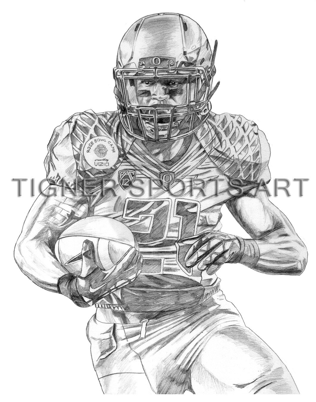 Custom Sports Art Graphite Pencil Drawing on Illustration Board 11in X ...