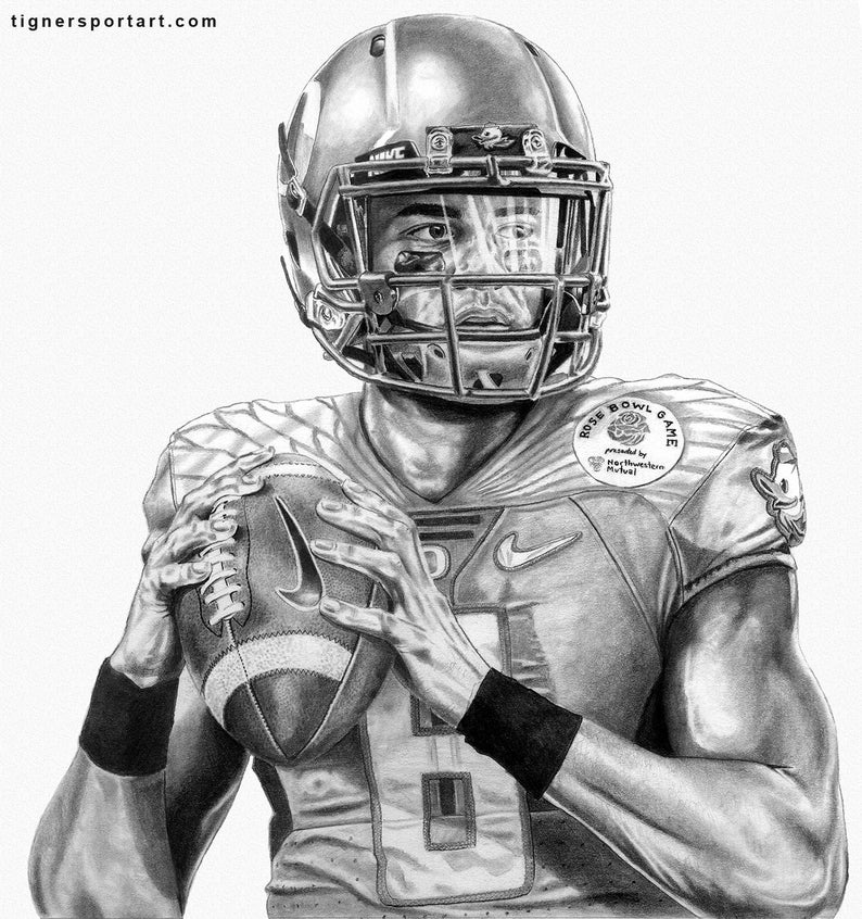 Custom Sports Art Graphite Pencil Drawing on Illustration Board 11in X ...