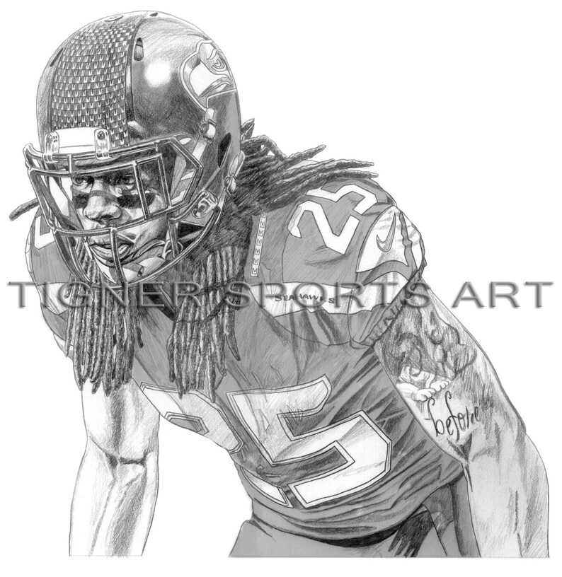 Custom Sports Art Graphite Pencil Drawing on Illustration Board 11in X ...