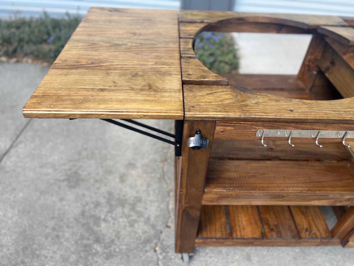 Big Green Egg / Blackstone Griddle Combo Table - Etsy