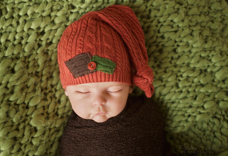 Newborn Hat Newborn Boy Hat Upcycled Newborn Hat Fall Hat | Etsy