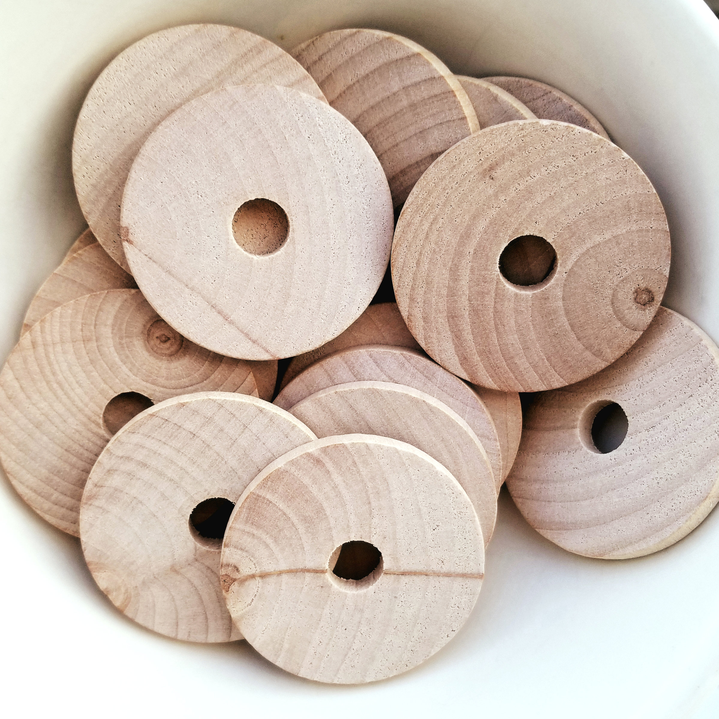 Set of 10 Natural Wooden Maple Discs 1 3/4 Inch / 1.75 - Etsy Canada