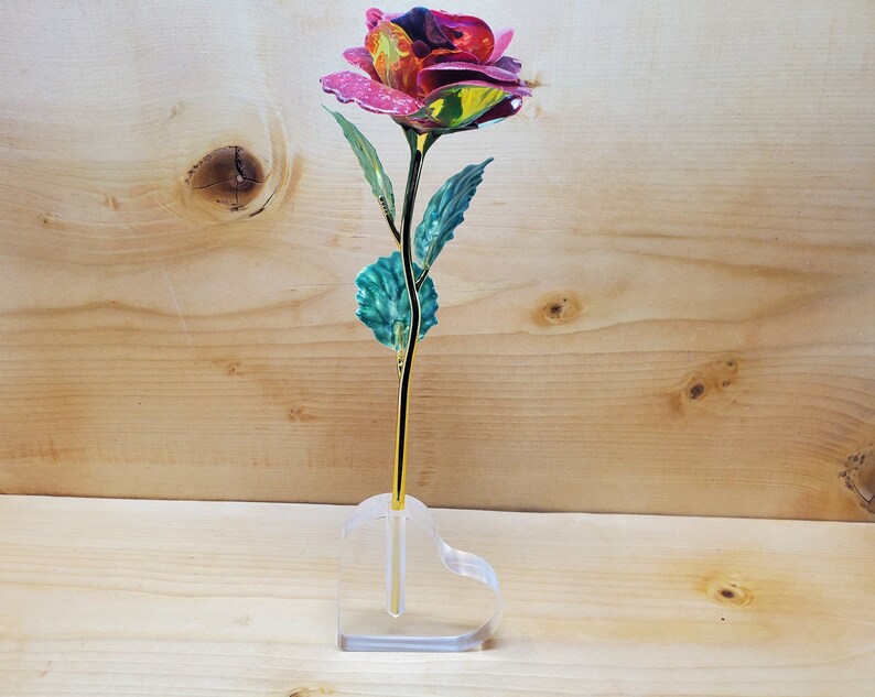 Gender Reveal Rose Magical Color Changing Red to Blue or Pink - Etsy