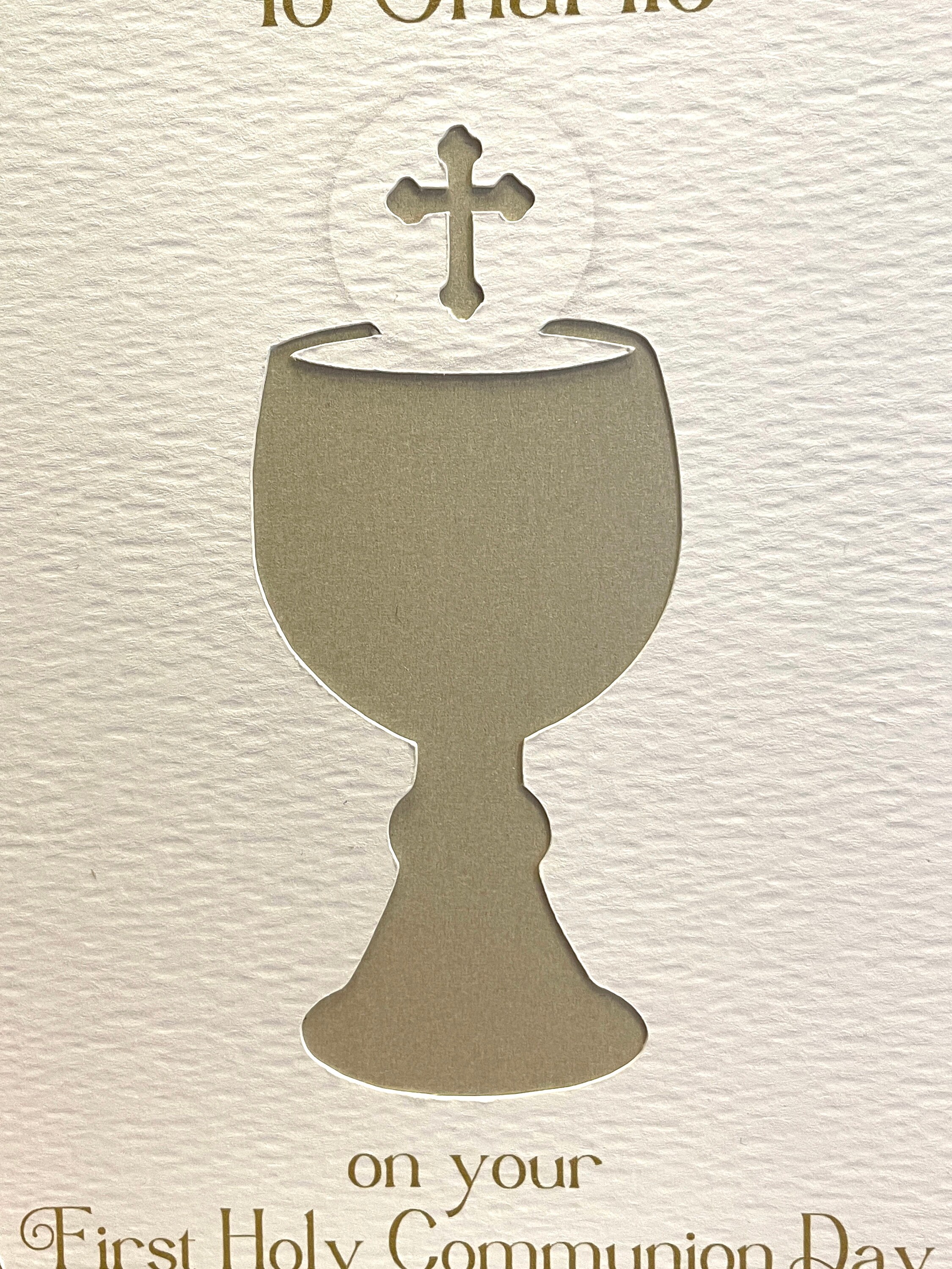 First Holy Communion Personalized Greeting Card - Etsy