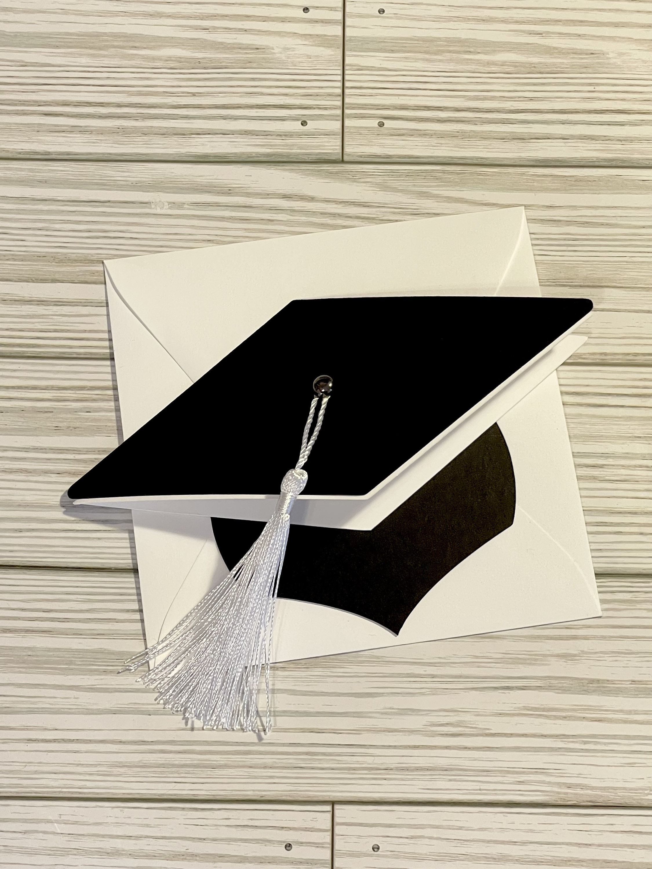 Die-cut Graduation Cap Greeting Card- "congradulations!" - Etsy