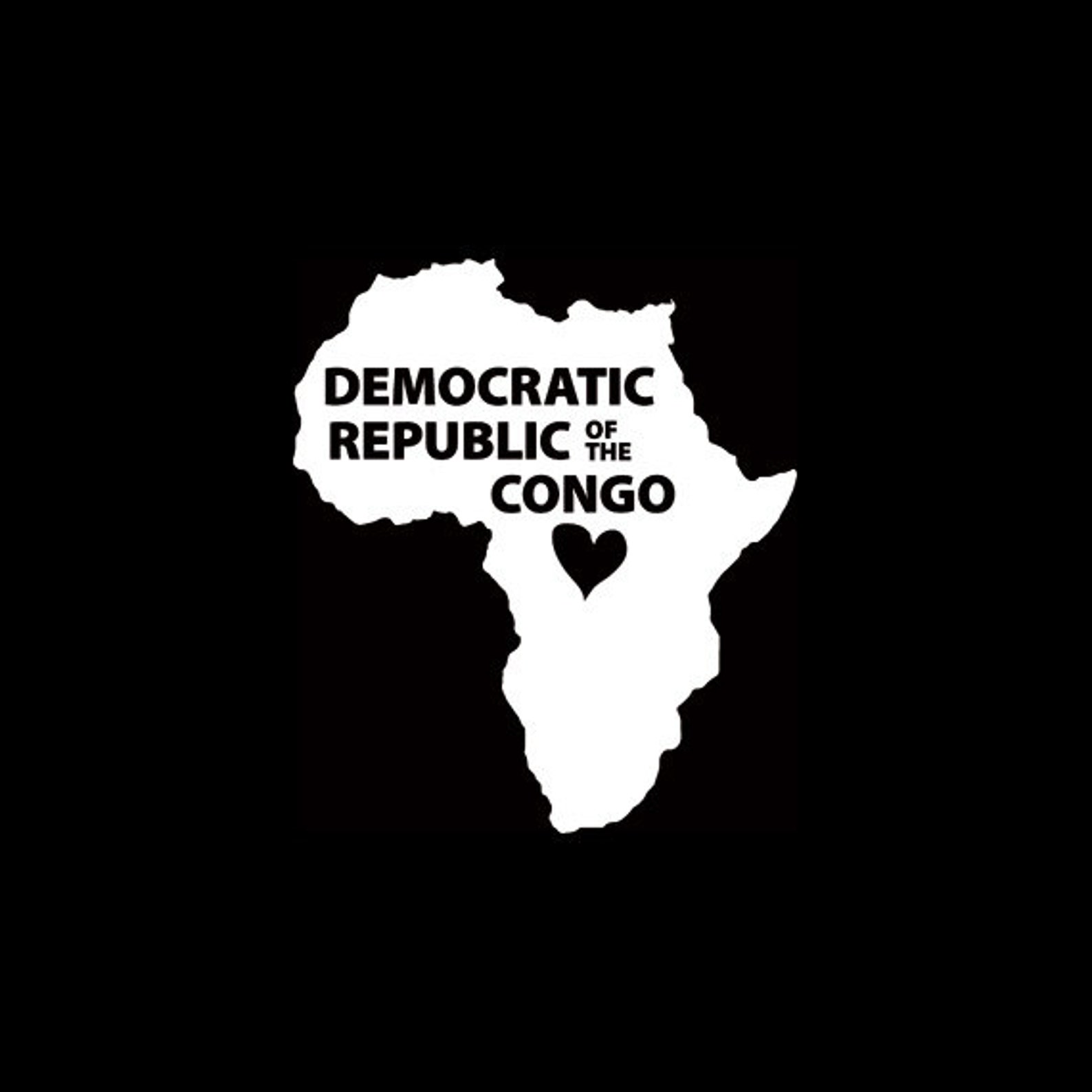 Democratic Republic of Congo (DRC) Window Decal - Etsy