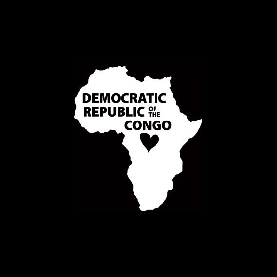 Democratic Republic of Congo (DRC) Window Decal - Etsy