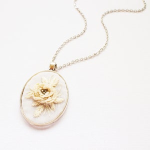 Filipiniana Hand Embroidered Rosal Necklace, Filipino Barong Tagalog ...