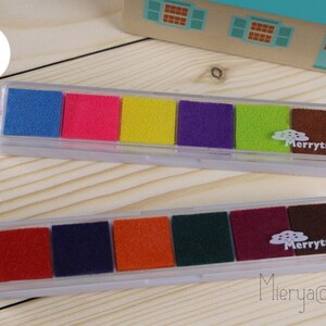 6 Colors Ink Pad - Stamp Ink - Stamp Pad - 2 Styles - Etsy