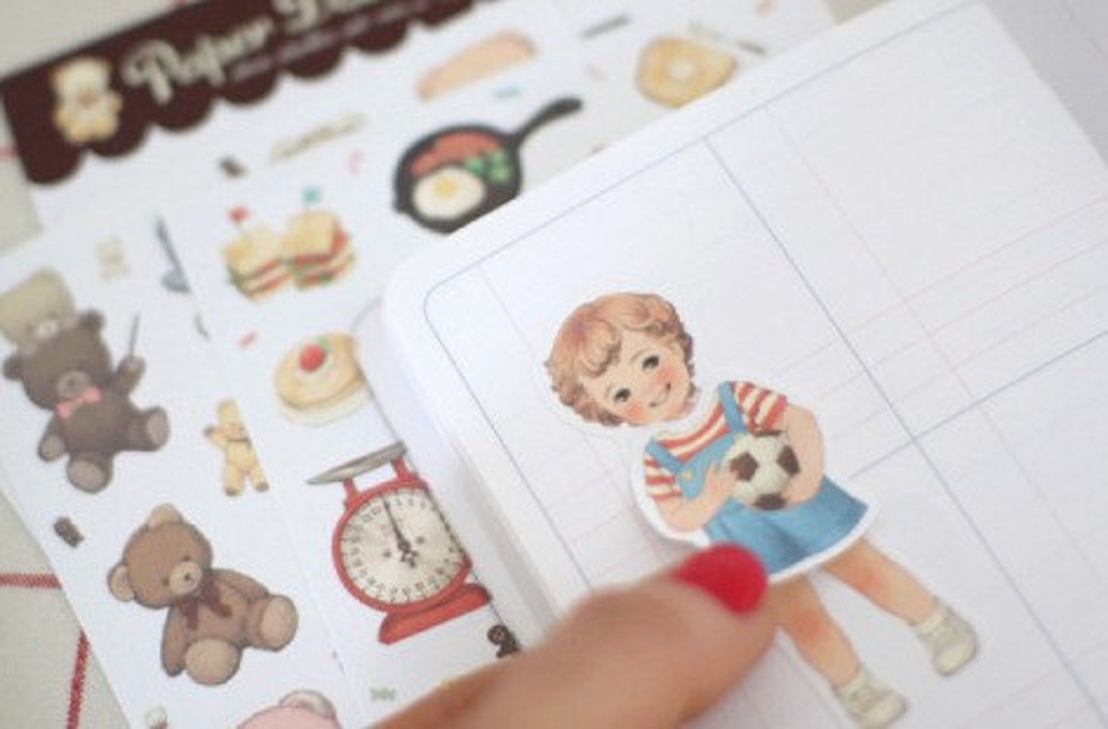 Paper Doll Mate Sticer Set Deco Stickers Diary Stickers | Etsy