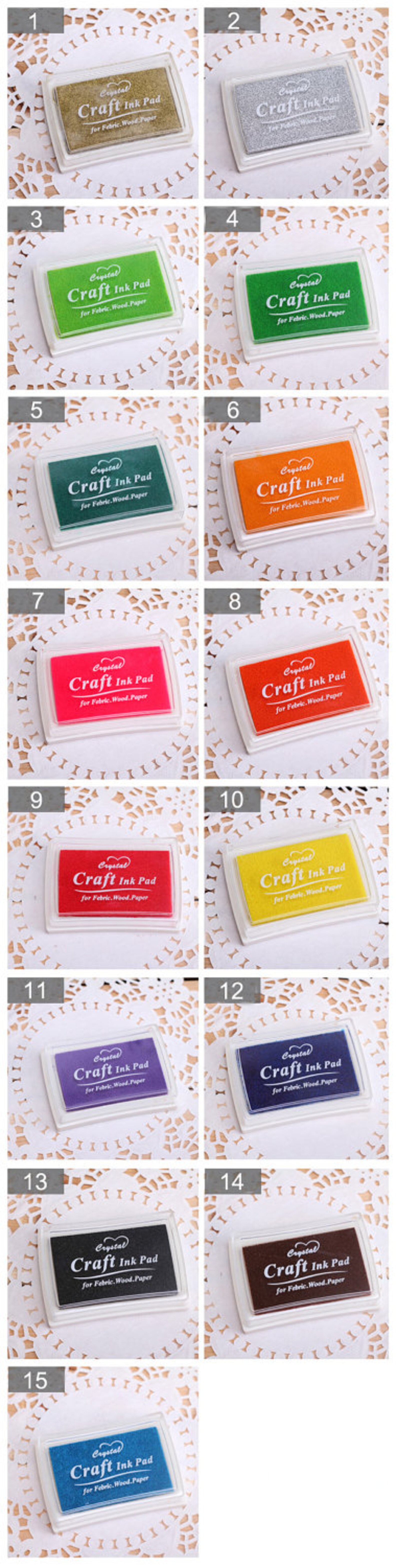 1 Piece Craft Ink Pad Stamp Ink Pad Stamp Pad ME3635 - Etsy