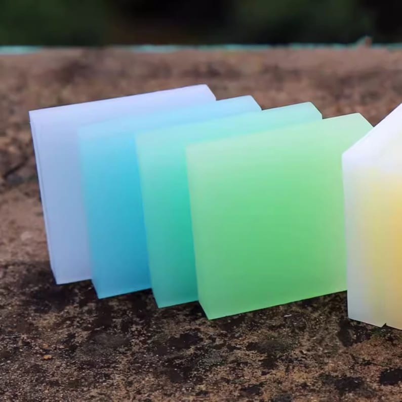 Rainbow Crystal Rubber Block - Carving Stamp Rubber, 5cm - Etsy