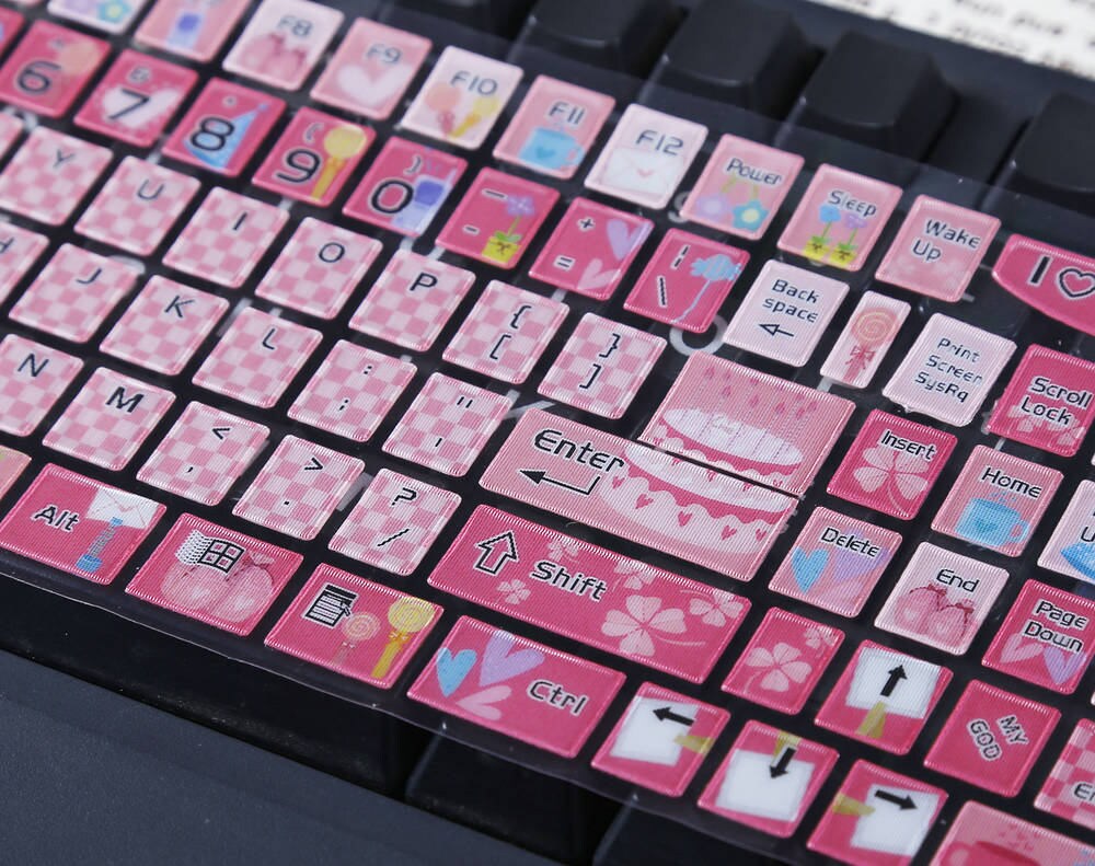 Vein Fingerprint Proof Keyboard Sticker With Cake DIY 3D Foam | Etsy