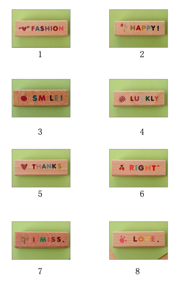 English Mood Stamp Set Rubber Stamp Korean Stamp Lace - Etsy