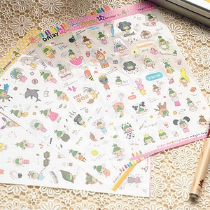 Miss Daizy Sticker Set Korean Sticker Diary Sticker Deco - Etsy