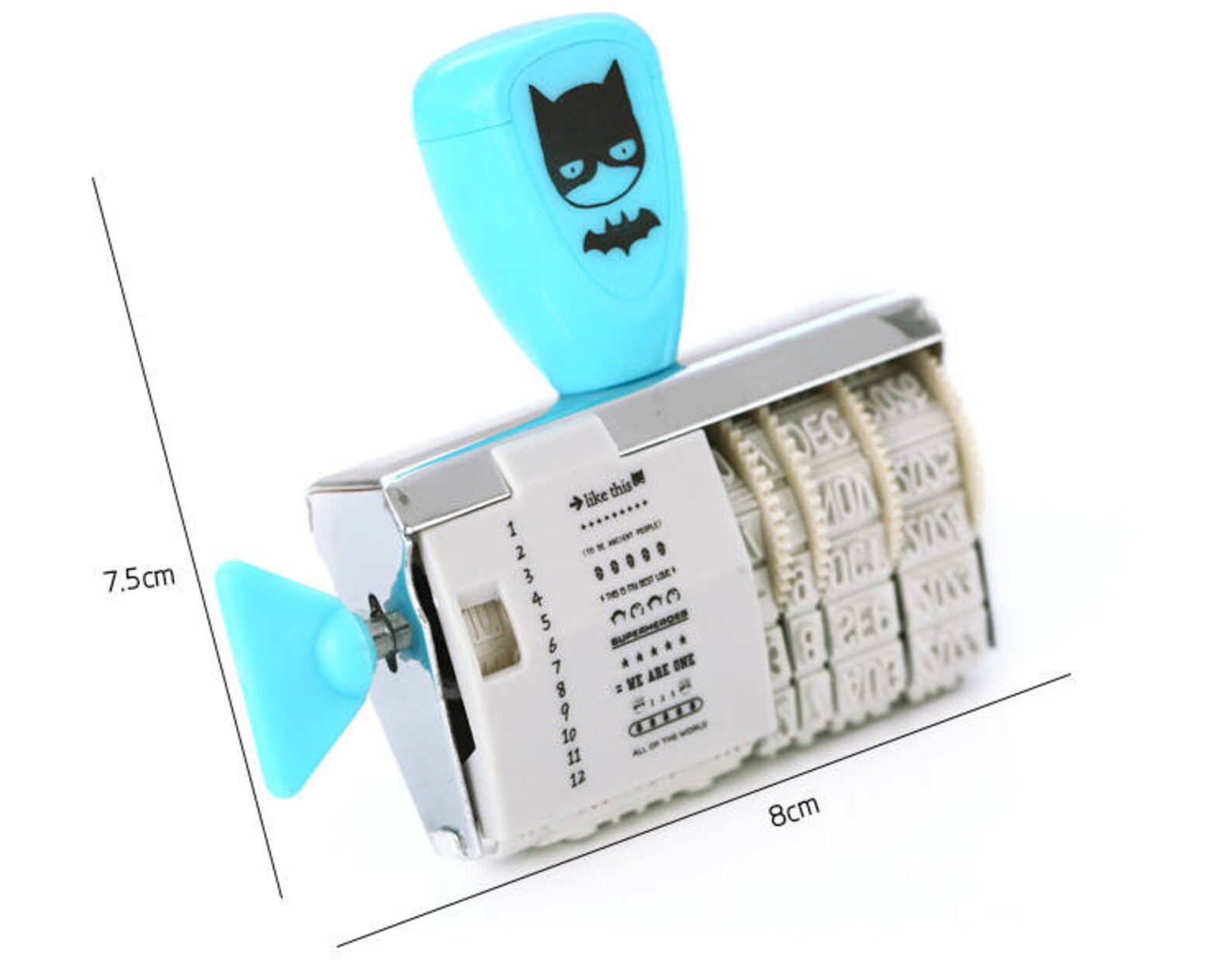 Date and Pattern Deco Stamp Roller Stamp Rubber Stamp | Etsy