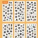 Cool Hair Style Sticker Set Transparent Sticker Diary Sticker Cell ...