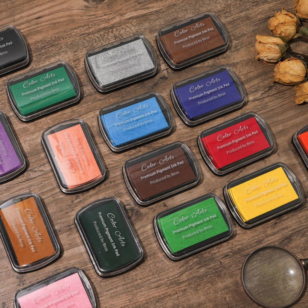 Rectangle Stamp Ink Pad: 16 Colors Available - Etsy