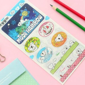 Cute Cartoon Koala Sticker PVC Sticker Deco Diary- Korean Sticker ...