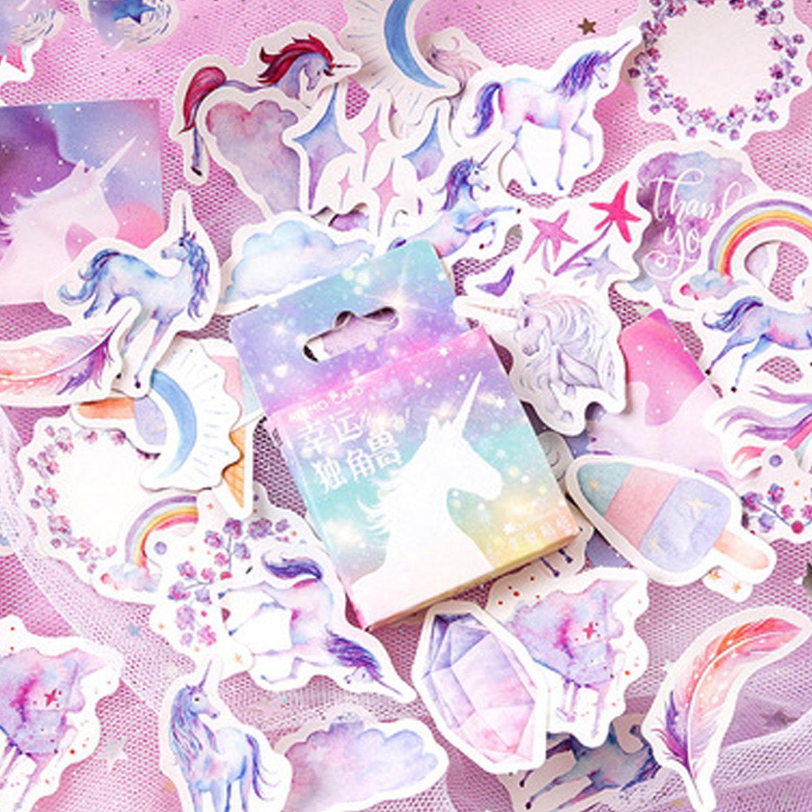 Lucky Unicorn Sticker Korean Sticker Decoration DIY - Etsy