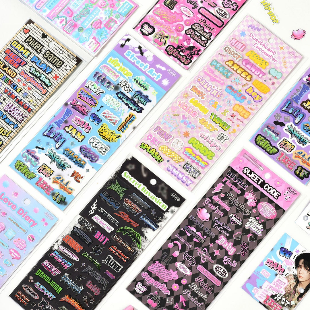 Character Password Sticker - Korean Sticker - Decorative Sticker - 1 ...