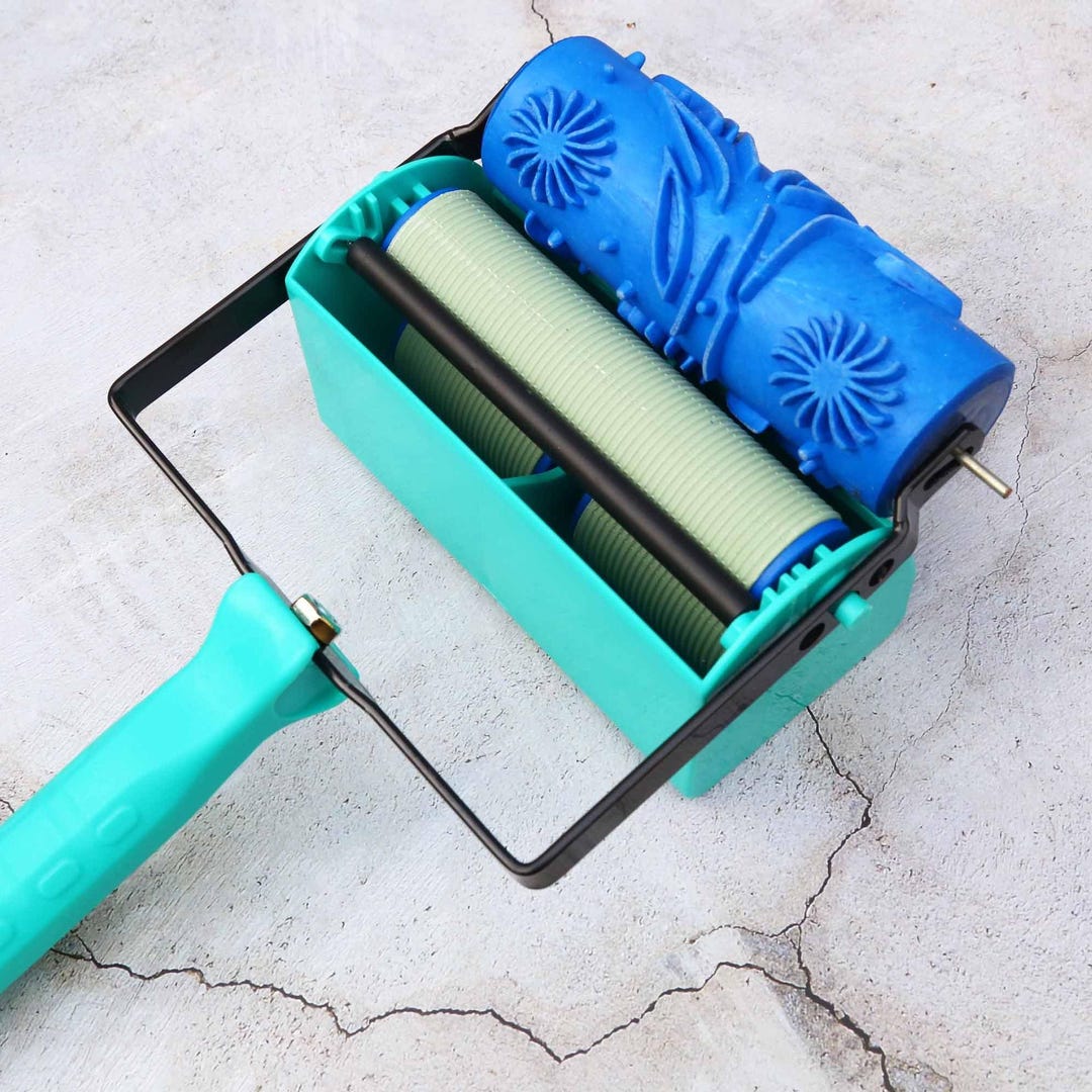 Patterned Paint Roller Applicator Ver. 3, Two-tone Wall Applicator - Etsy