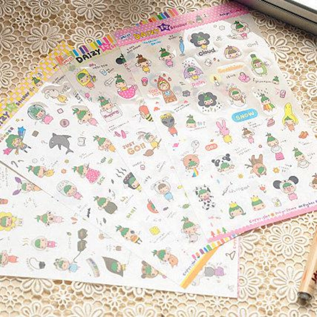 Miss Daizy Sticker Set Korean Sticker Diary Sticker Deco Sticker iPhone ...