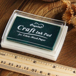 Craft Ink Pad - Waterproof Stamp Ink Pad - Stamp Pad on Wood, Fabric ...