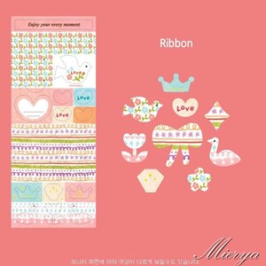 Cotton Fabric Sticker - Deco Sticker - Diary Sticker - Label Sticker ...