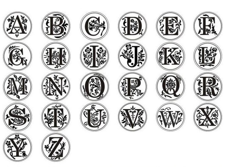Gold-plated Handle Alphabet Wax Seals Stamp Alphabet Stamp - Etsy