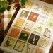 Stamp Sticker Set Paper Sticker Set Deco Sticker Set - Etsy