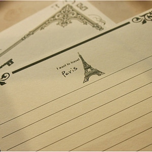 8 Sheets High Quality White Writing Paper - Stationery - Letter Paper ...