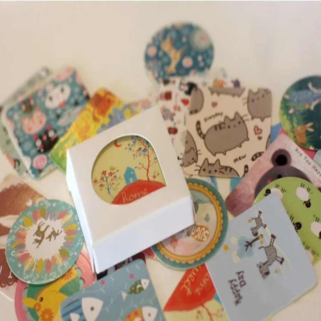 Animal Style Deco Stickers - Korean Sticker - Diary Sticker - Paper ...