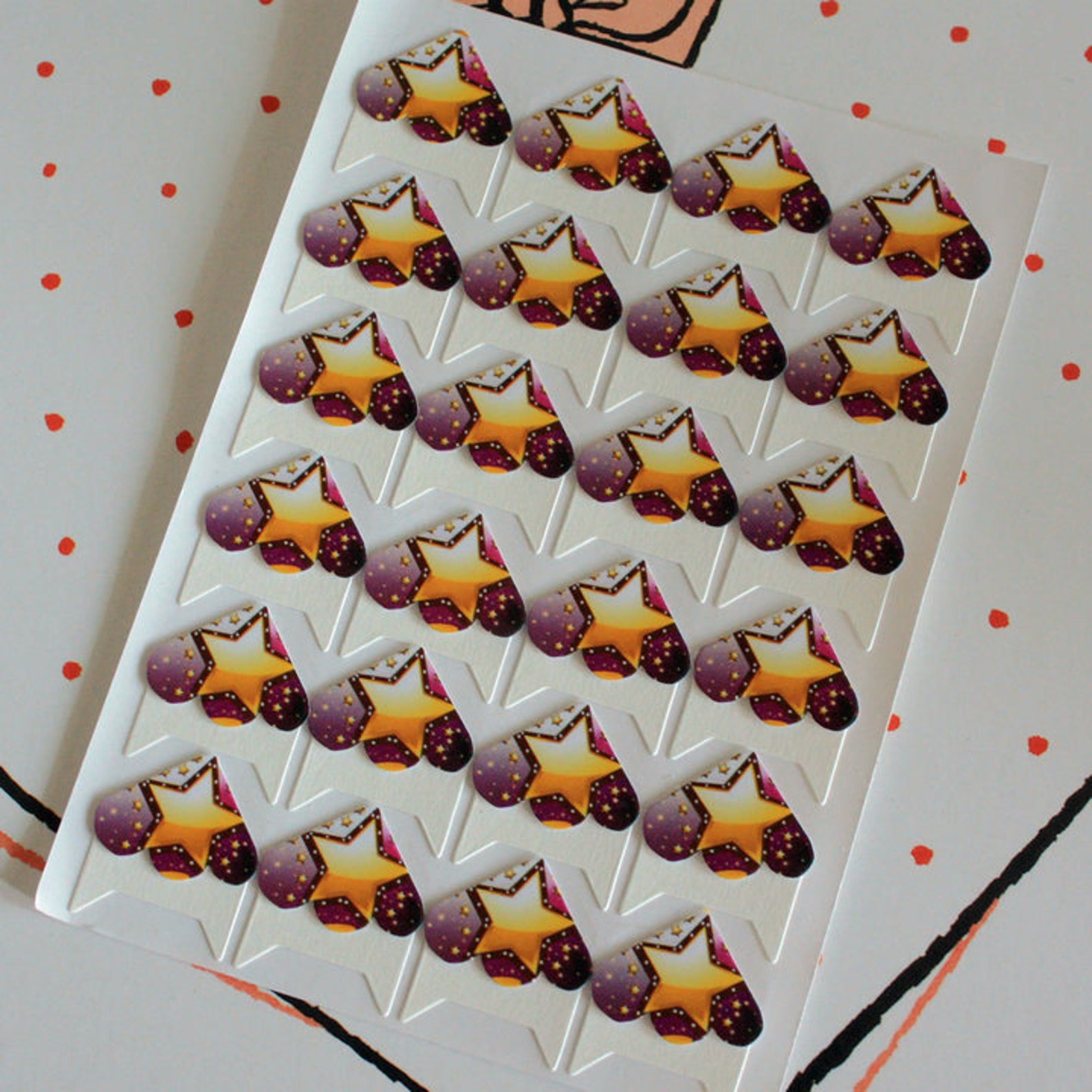 Photo Sticker Set Corner Sticker Photo Corners Paper | Etsy