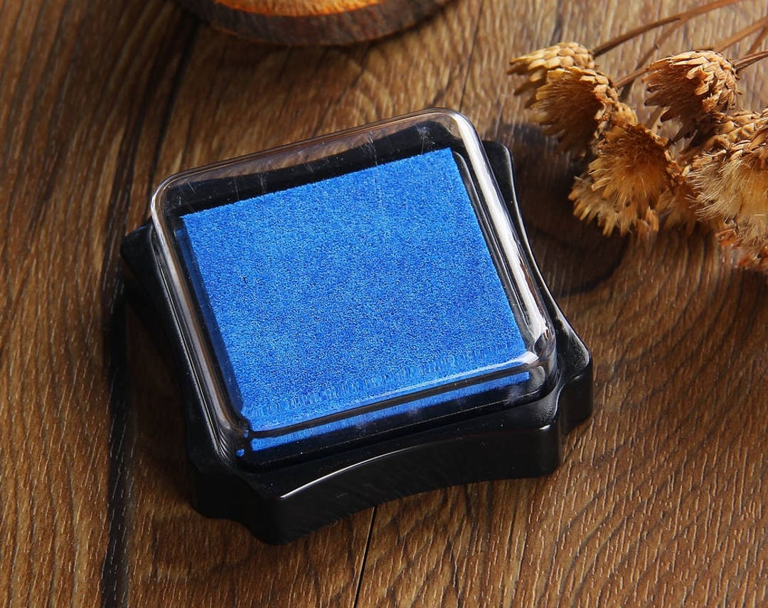 1 Piece Square Ink Pad Stamp Pad Stamp Ink Wood Rubber - Etsy