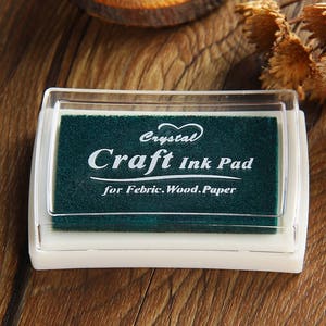 Craft Ink Pad - Waterproof Stamp Ink Pad - Stamp Pad on Wood, Fabric ...