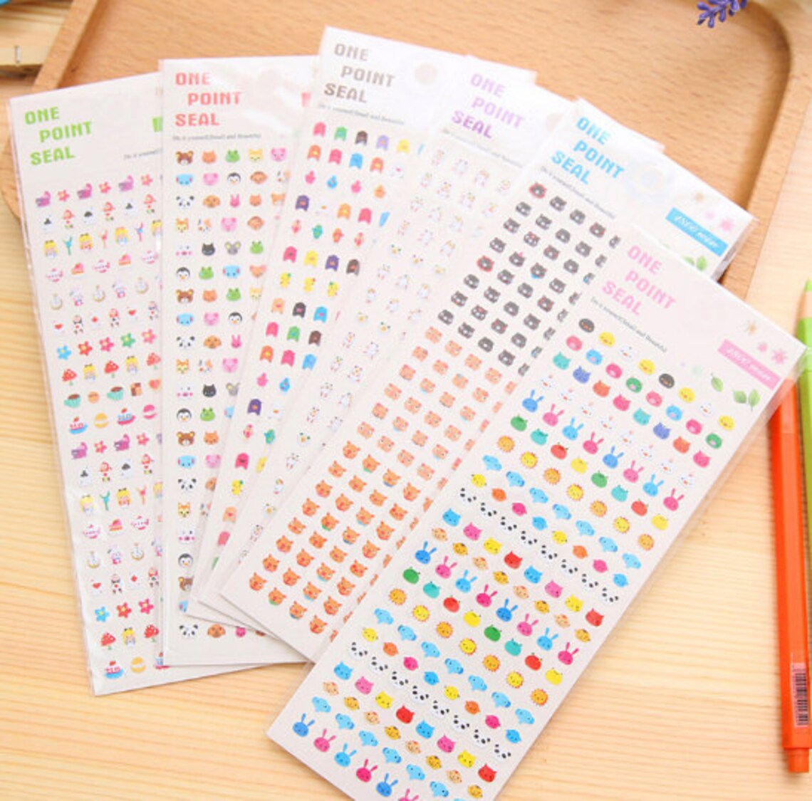 1 Sheet Planner Stickers Mini Germinant Stickers Fresh Cartoon | Etsy