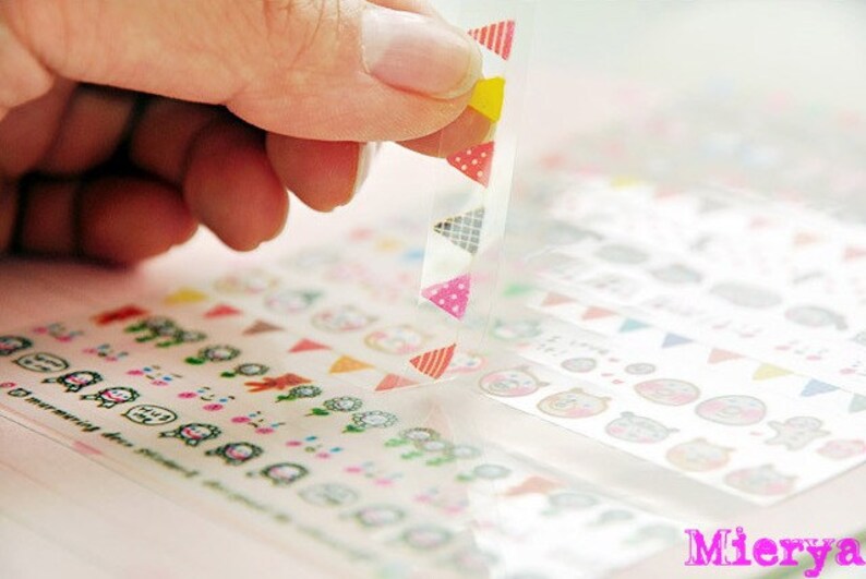 Korean Girl Sticker Set Diary Sticker Deco Sticker - Etsy