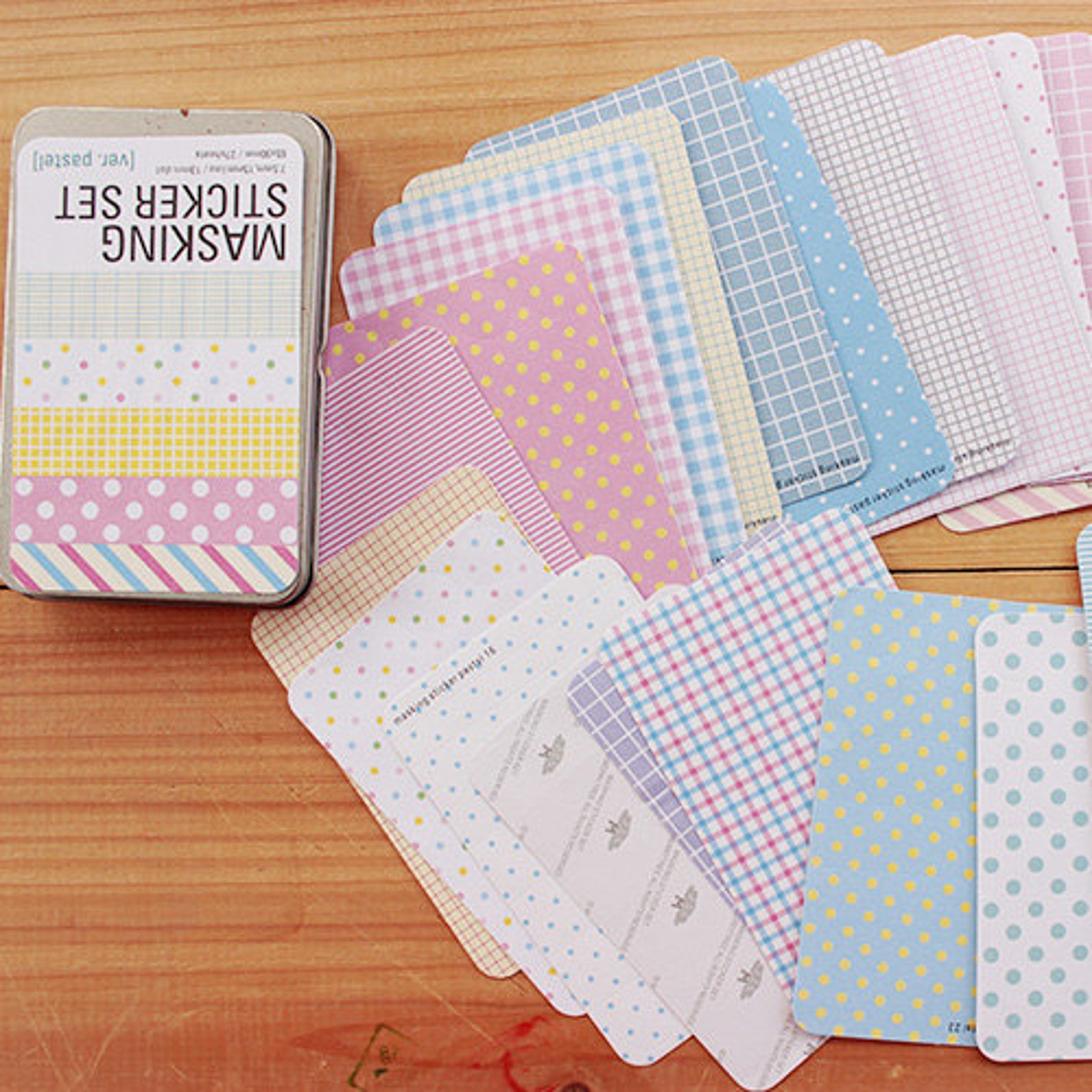 Masking Sticker Settin box ver Deco Sticker Diary | Etsy