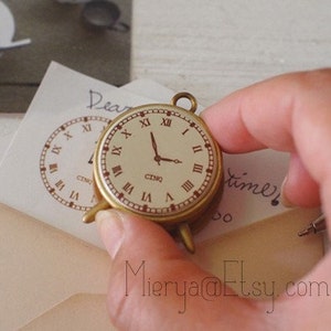 Antique Clock Stamp - Wooden Rubber Stamp - Diary Stamp - 1 Piece - Etsy